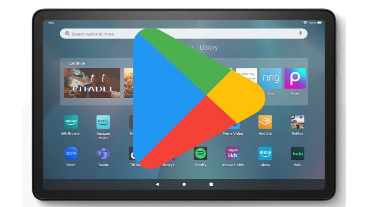 Instalar GOOGLE PLAY STORE en Cualquier Tablets Amazon FIRE (2025) - YouTube
