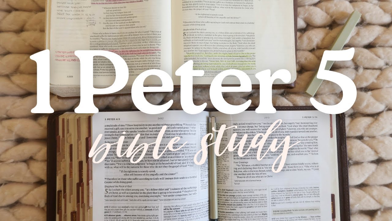 God cares for you | 1 PETER 5 BIBLE STUDY WITH ME | Kaci Nicole - YouTube