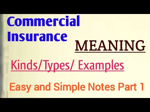 Commercial Insurance | Kinds of Commercial Insurance | Examples of ...