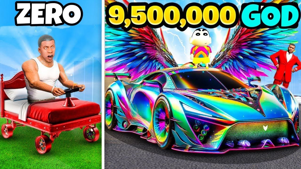 Franklin Upgrading ZERO To GOD SUPER CAR in GTA 5 | SHINCHAN and CHOP ...