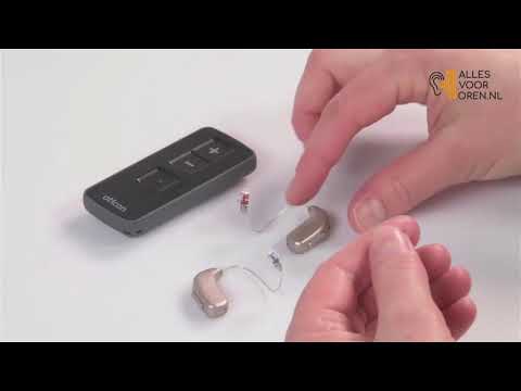 Oticon remote control 3.0 afstandsbediening koppelen aan oplaadbare ...