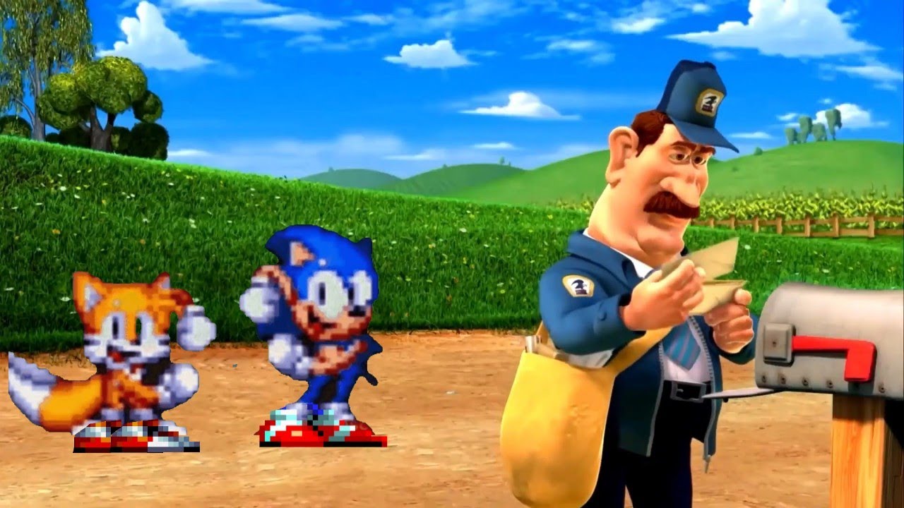 mmmm Classic Sonic and Tails Dancing Meme | FNF - YouTube