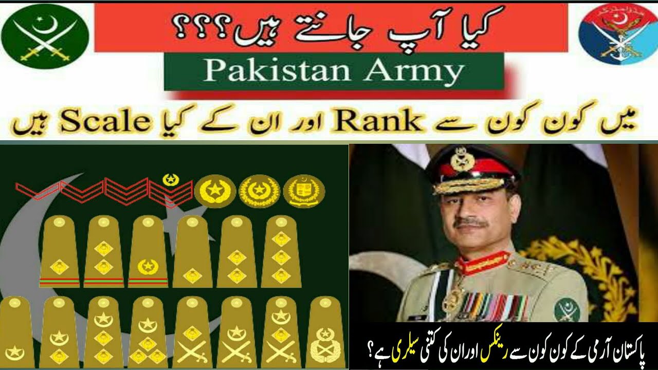 Pakistan Army Officers Ranks & Salary | Pakistan Army Officer Rules ...