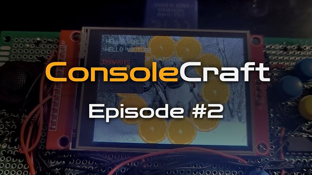 ConsoleCraft EP#2 Game console graphics rendering on RP2040 - YouTube