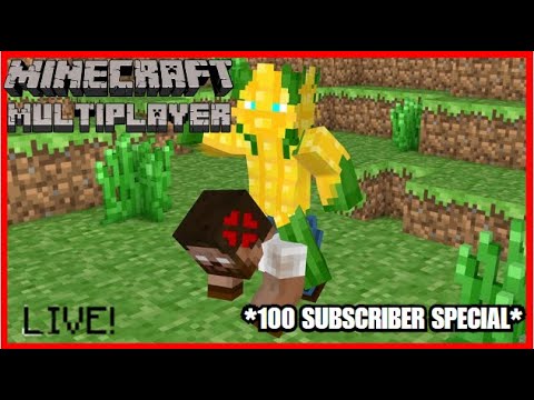 *100 SUBSCRIBERS SPECIAL* playing minecraft with a bigger youtuber - YouTube