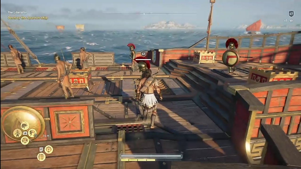 Assassin's Creed Odyssey: Destroy the Spartan Ship. - YouTube