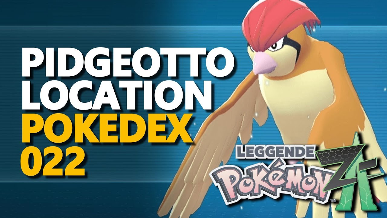 Pidgeotto Location Pokemon Legends Z-A Pokedex 022 - YouTube