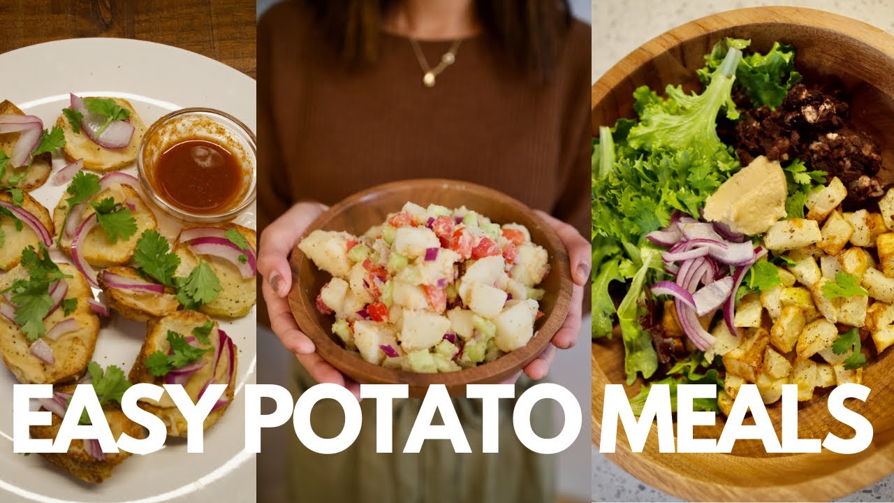 EASY PLANT BASED VEGAN POTATO MEALS / WFPB / HCLF - YouTube