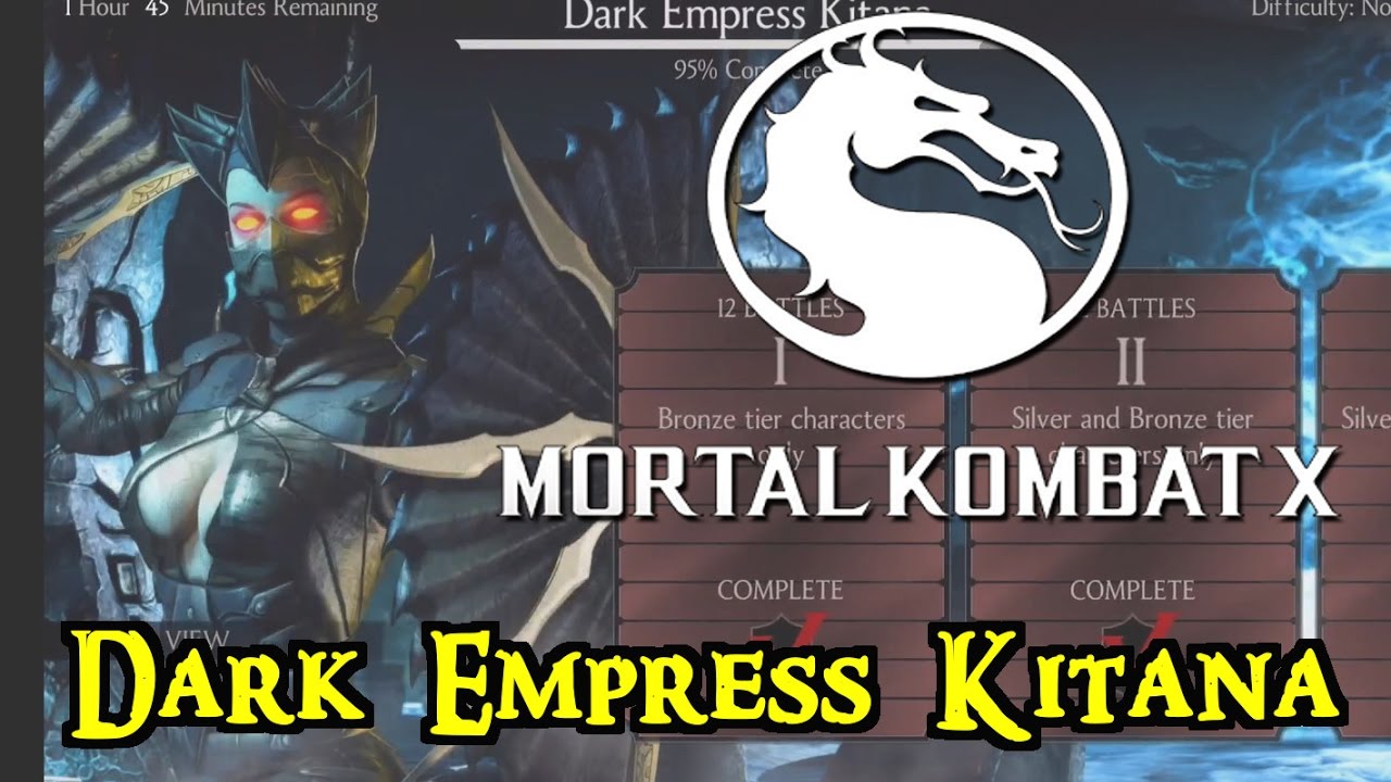 Mortal Kombat X Mobile - Dark Empress Kitana - YouTube