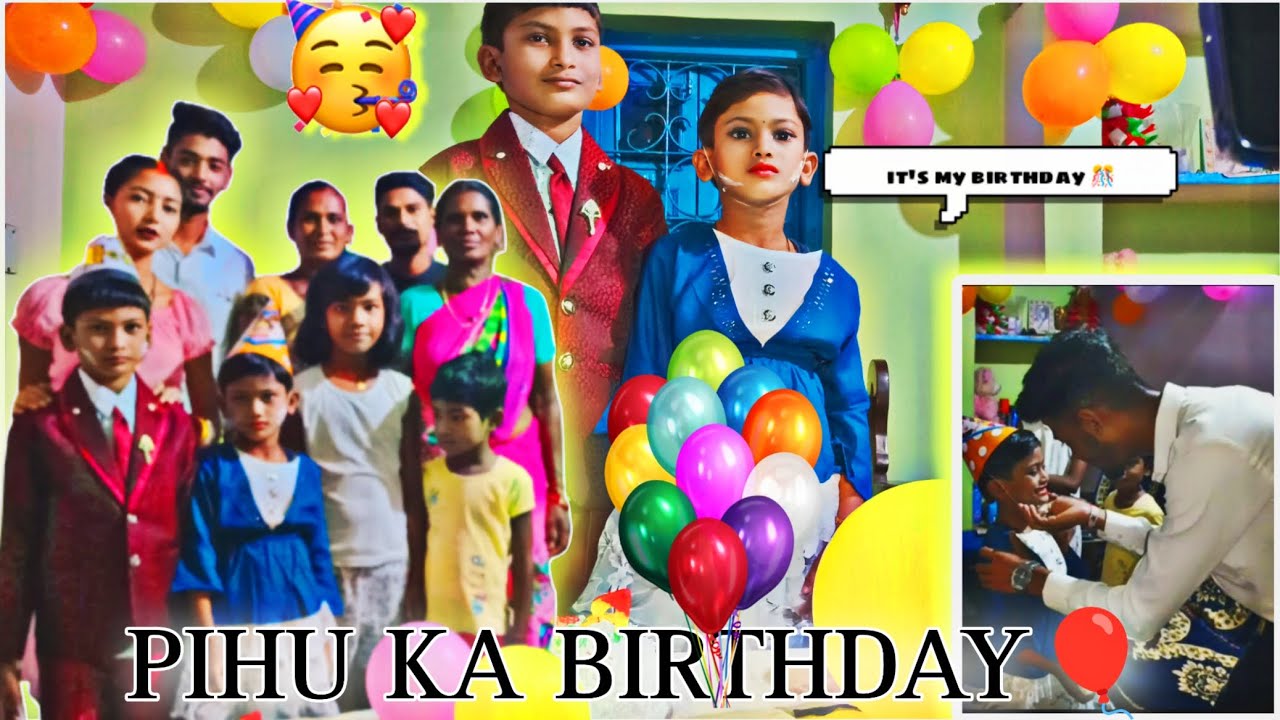 Pihu Ka Birthday Party 🥳 | Birthday Vlog | Couple Life Vlog | Love ...