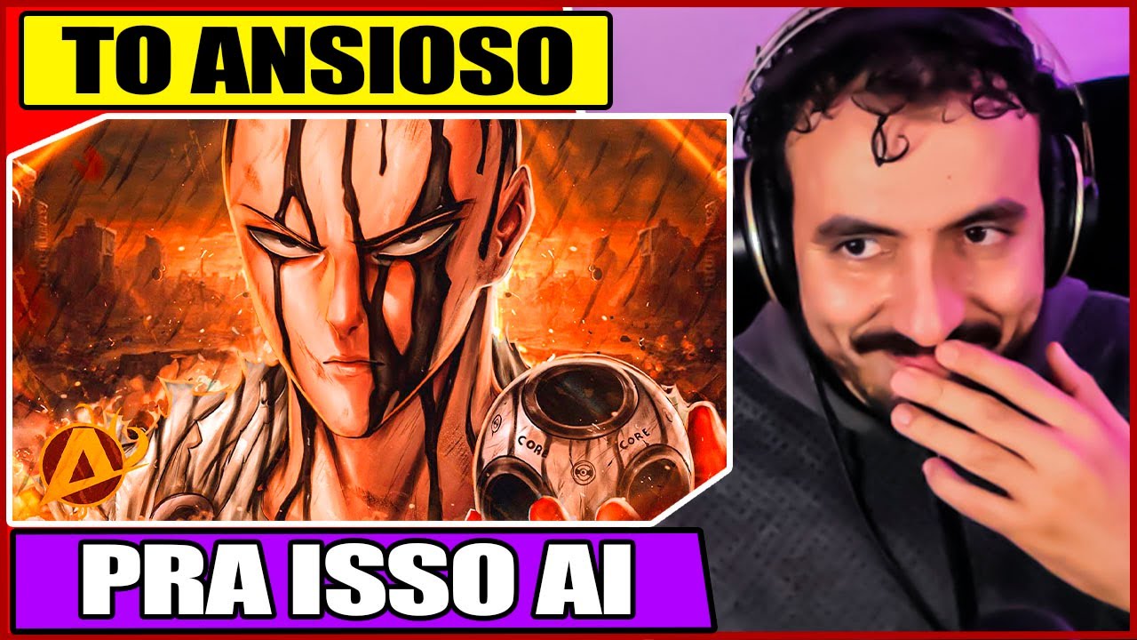 Saitama (One Punch Man) | Soco Seriamente Sério | AniRap | Leozin React ...