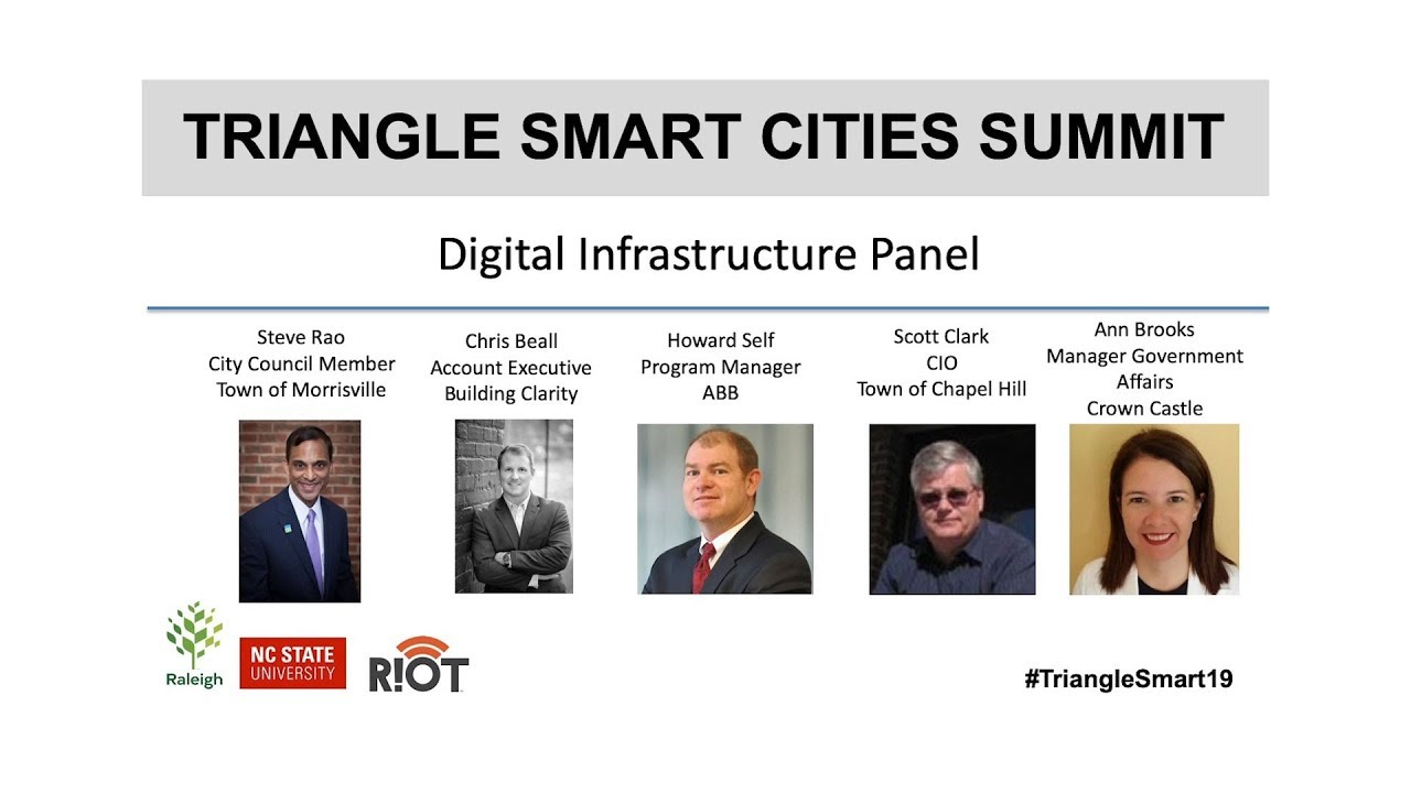 2019 Triangle Smart Cities Summit: Digital Infrastructure Panel - YouTube