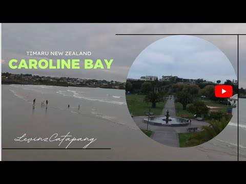 CAROLINE BAY BEACH AND PARK TIMARU NZ-DRONE FOOTAGE - YouTube
