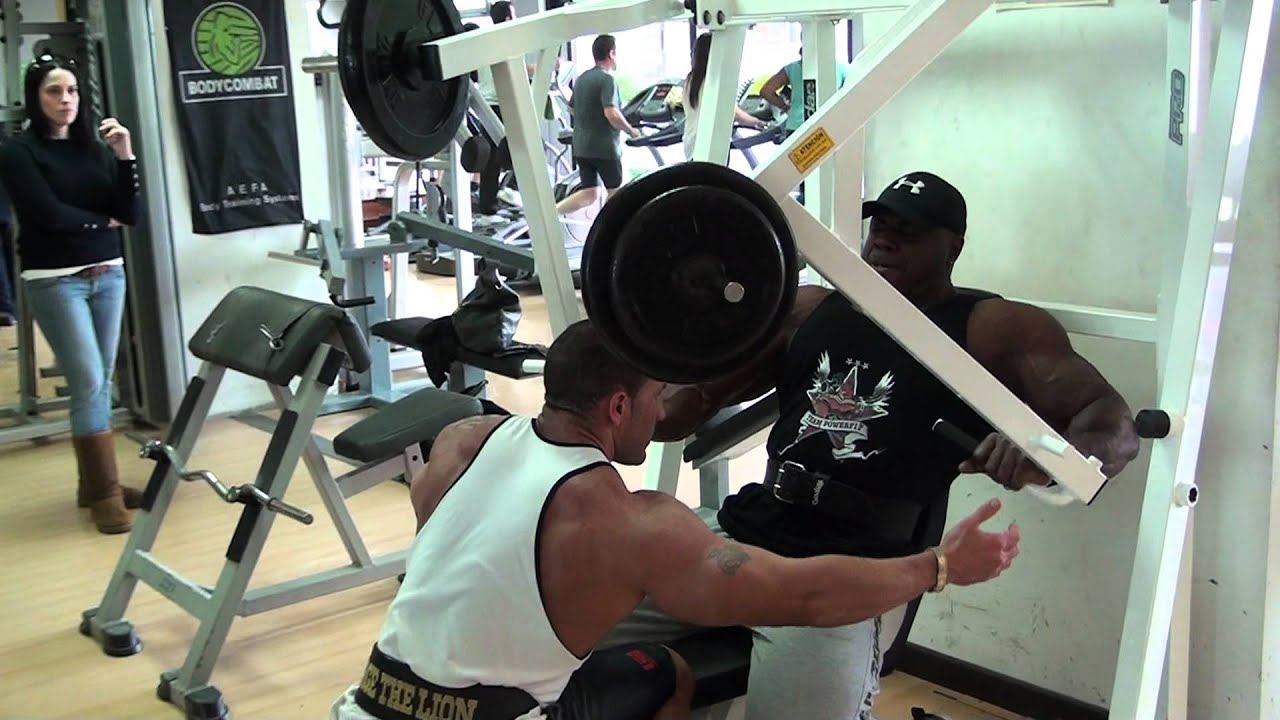 BODYBUILDING JORGE LION AND TONEY FREEMAN 26-4-2012 (8) - YouTube