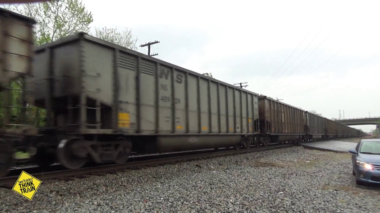 NS 7529 (GE ES40DC) leads NS Coal Train - YouTube