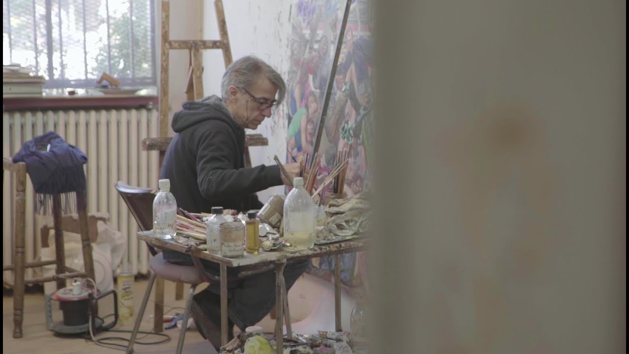 Marcos Carrasquer, dans l'atelier du peintre - Exposition à la Galerie ...