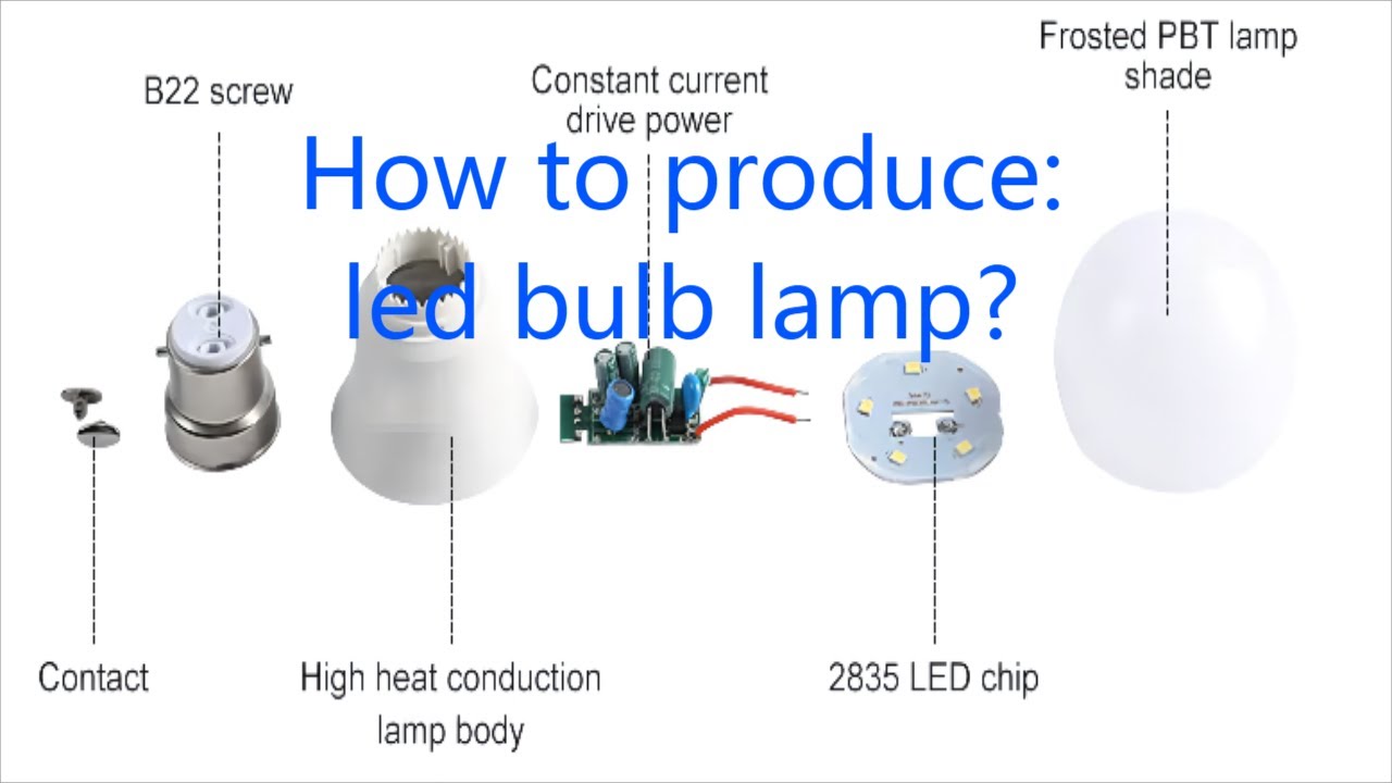Led bulb lamp automatic assembly machine - YouTube