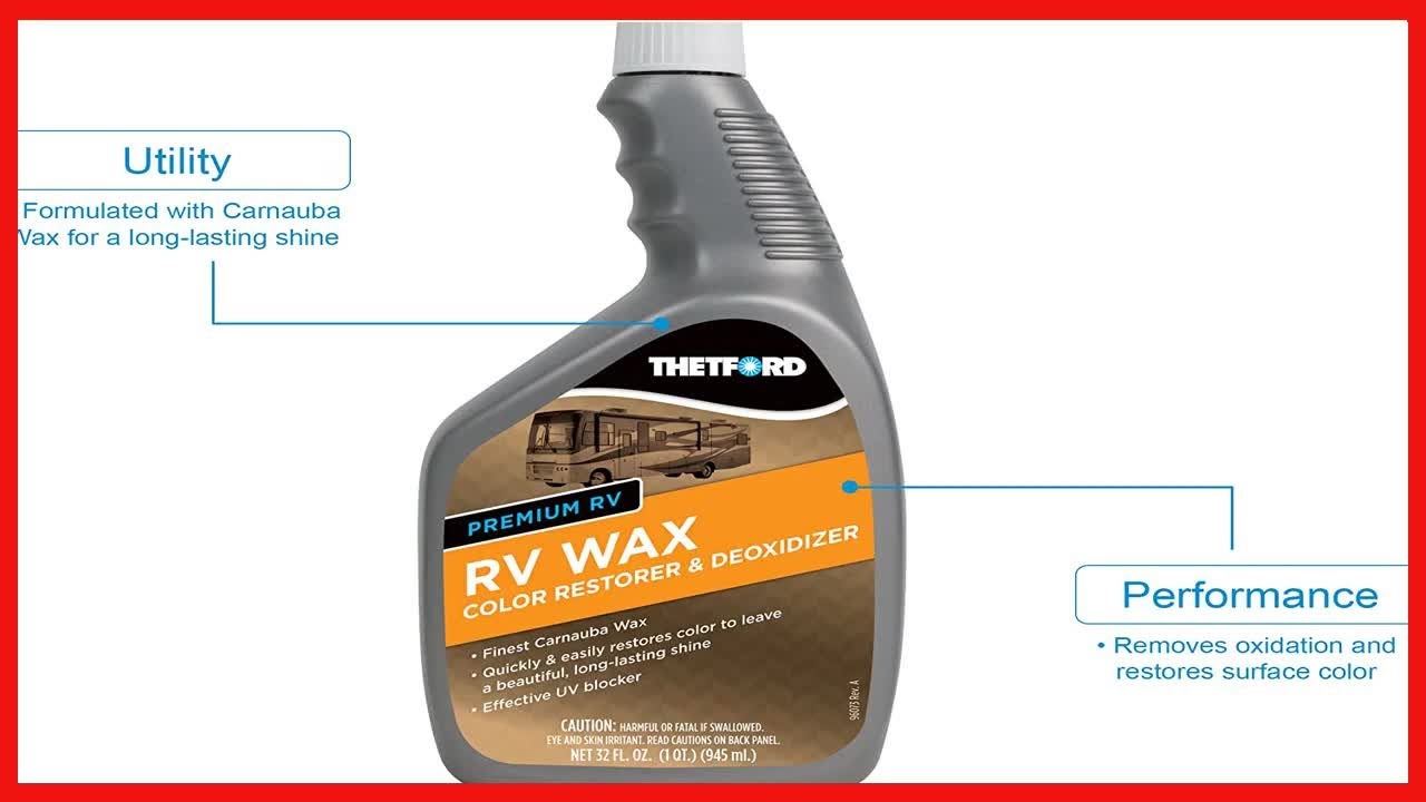Great product - Premium RV Wax - Color Restorer and Oxidation Remover ...
