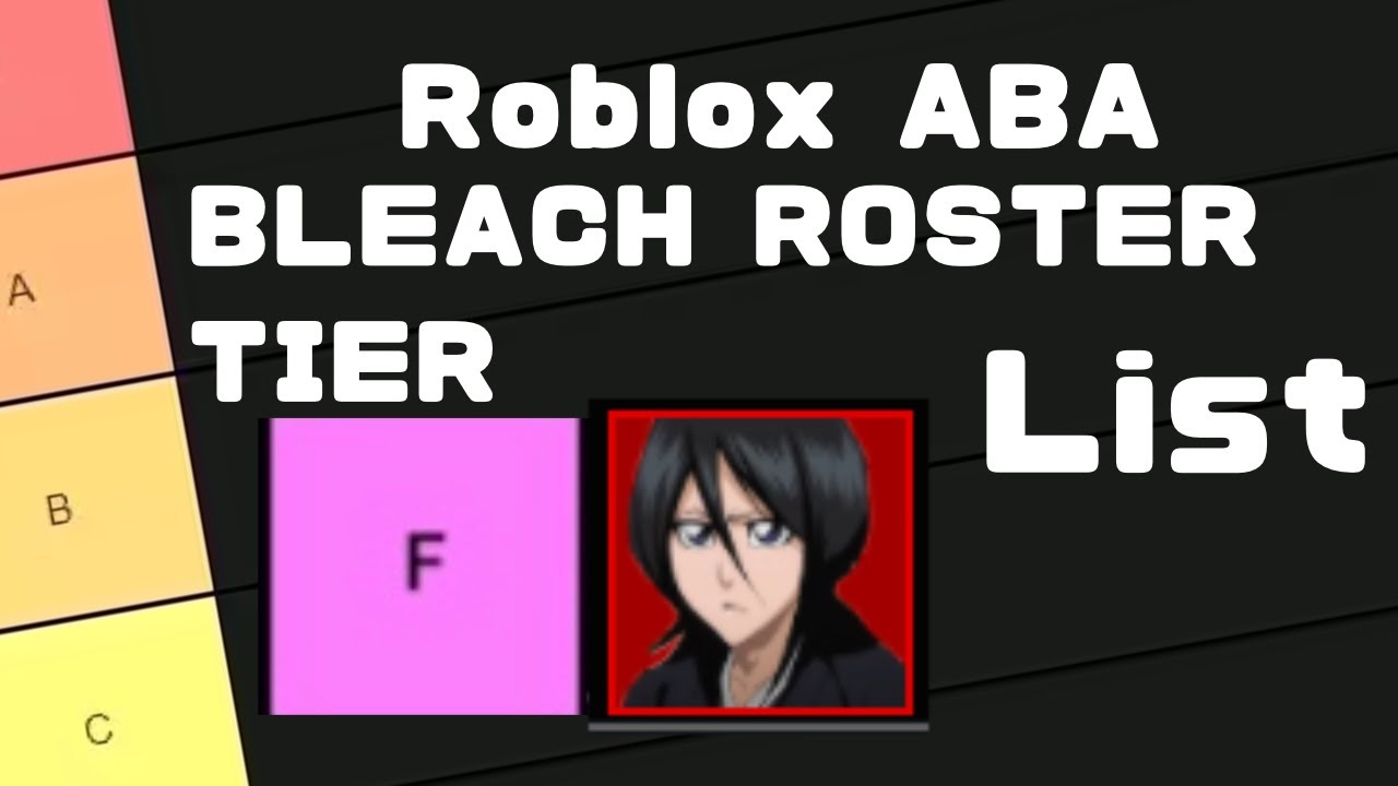 [ABA] BLEACH ROSTER TIER LIST - YouTube