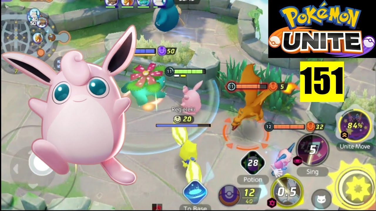 Pokemon Unite Clips 151 Wigglytuff - YouTube
