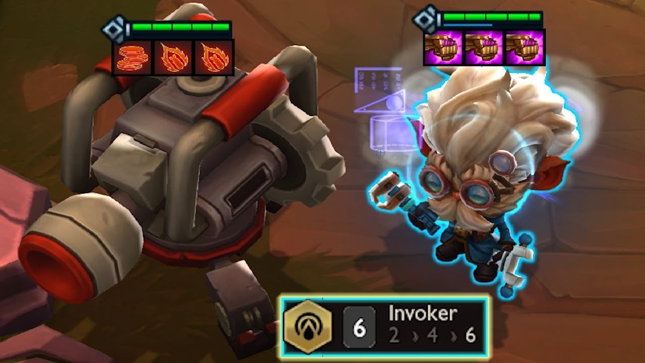 Heimerdinger Got Full Crit (Three Jeweled Gauntlet) | 6 Invoker | TFT ...