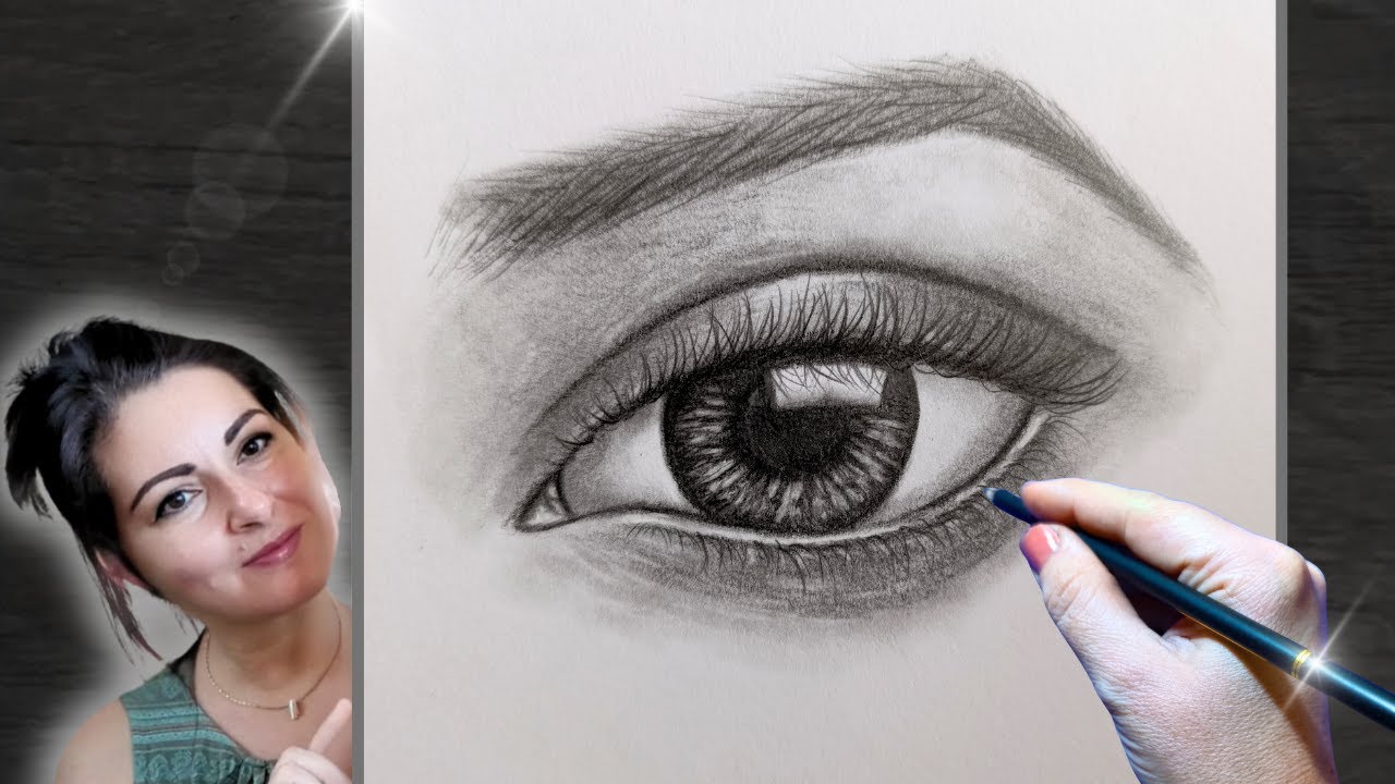 How to Draw EYE Realistic Pencil Drawing - YouTube