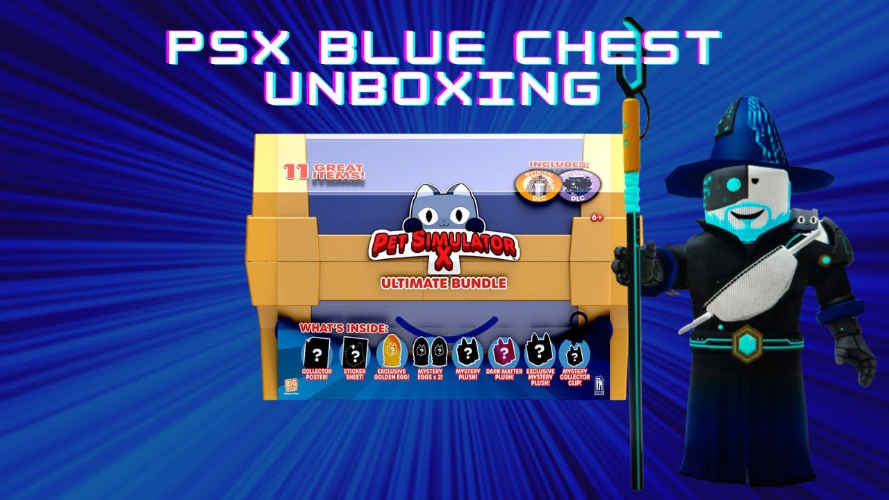 Unboxing of Pet Simulator X Blue Chest ultimate toy bundle - YouTube
