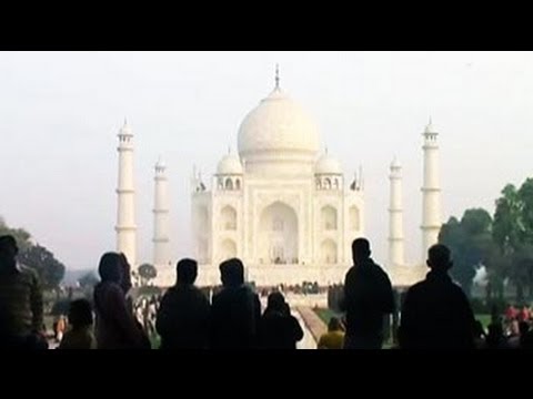 Tourists can now get an aerial view of Taj Mahal - YouTube