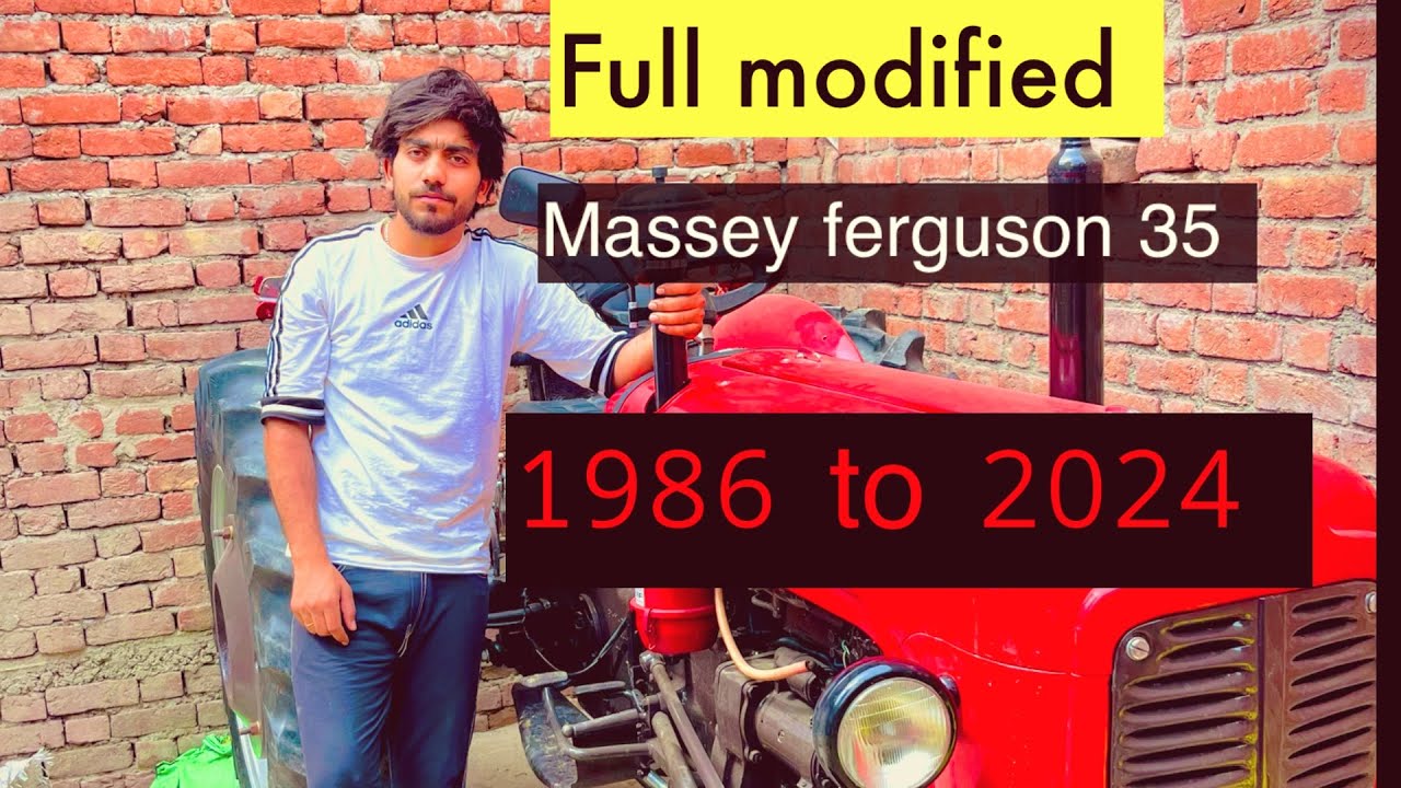 Massey tractor modified 1986 modal - YouTube