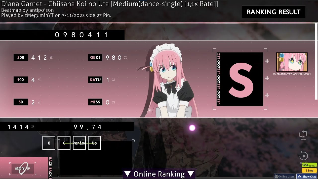 osu! + Key Overlay OBS Test - YouTube