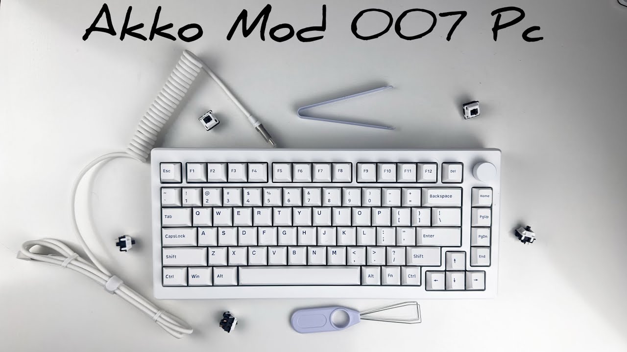 Akko MOD 007B PC - THE MOST INSANE CUSTOM KEYBOARD EVER! - YouTube