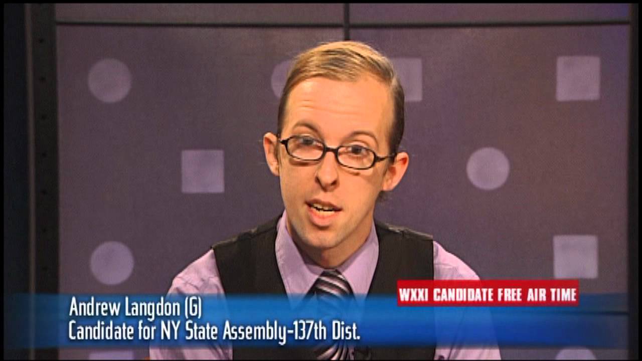 Andrew Langdon (G), Candidate for NY State Assembly - 137th District ...