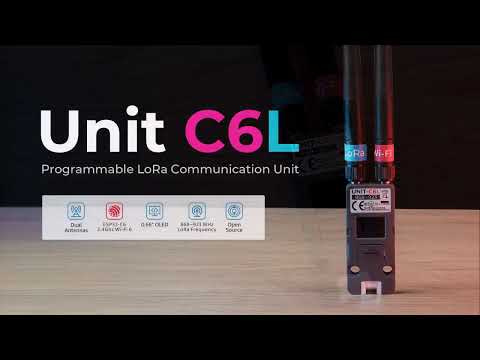Готовый узел сети Meshtastic/Meshcore M5Stack C6L LoRa Ready network node #meshtastic #lora #mesh