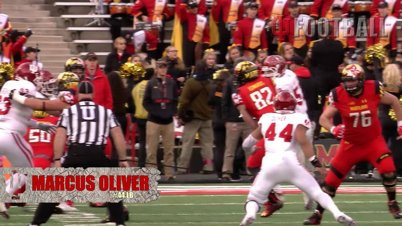 LB Marcus Oliver - Defensive Player of the Week - Maryland - YouTube