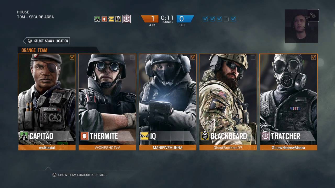 Rainbow 6 Seige GameBattles Team Five - YouTube