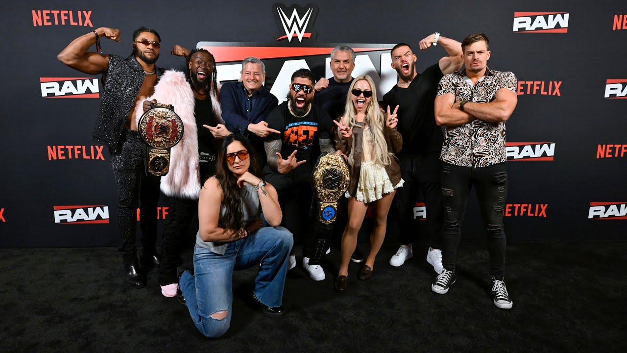 Netflix and WWE red carpet arrivals at Netflix Bites at the MGM Grand ...