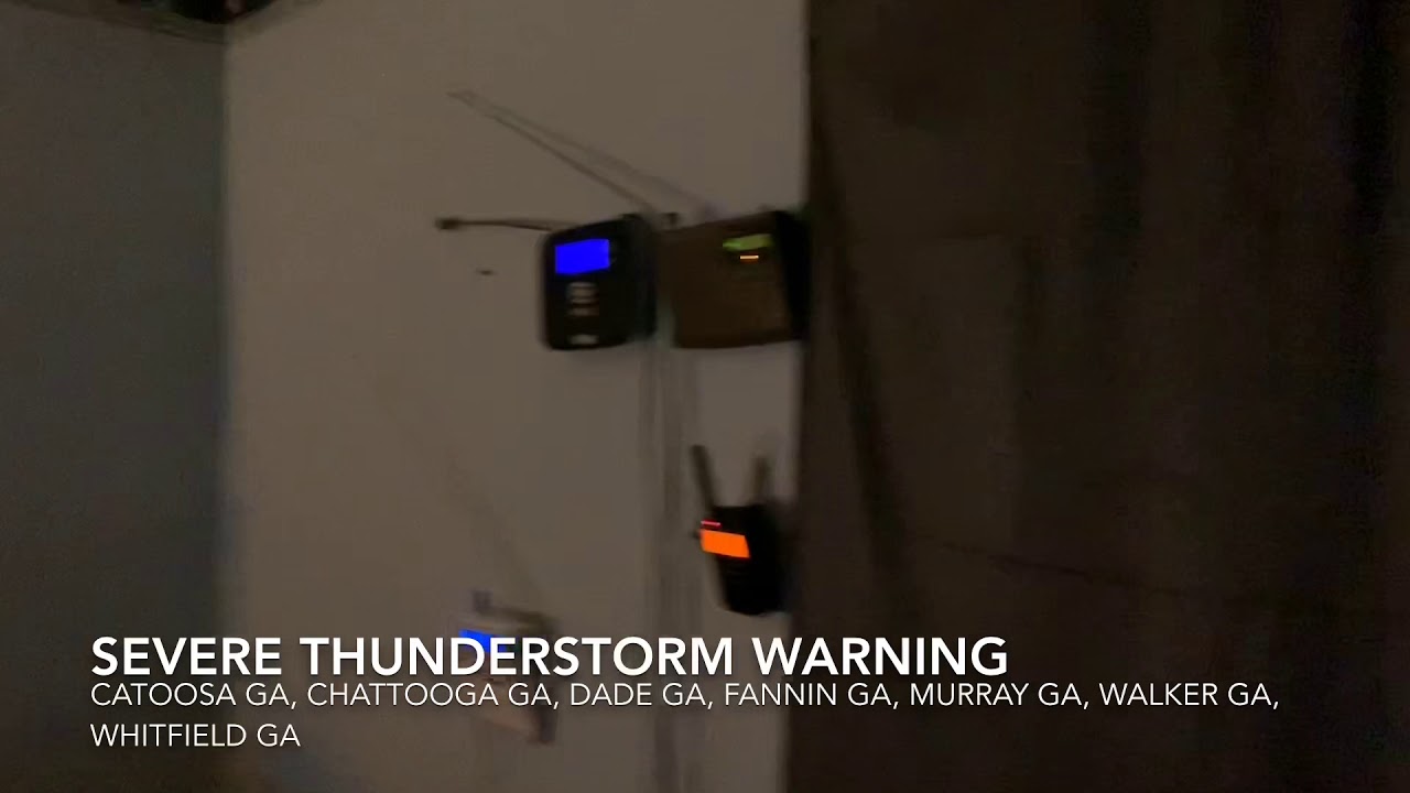 Real EAS Alert #68 Severe Thunderstorm Warning (Dangerous Situation ...