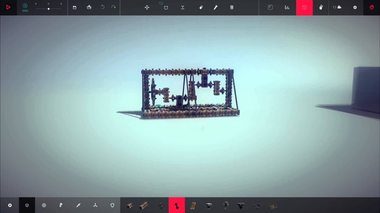 Besiege: Piston powered engine - YouTube