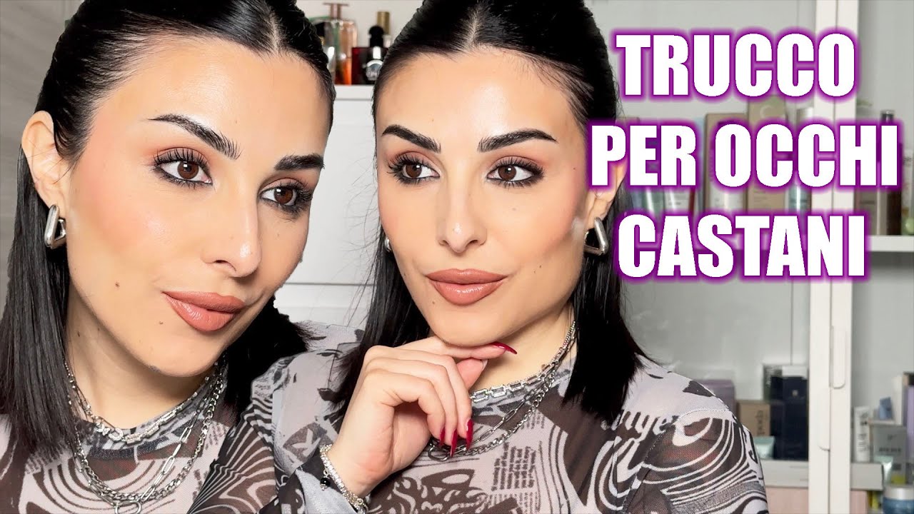 MAKE-UP PER VALORIZZARE GLI OCCHI CASTANI || AMBRA JESS - YouTube