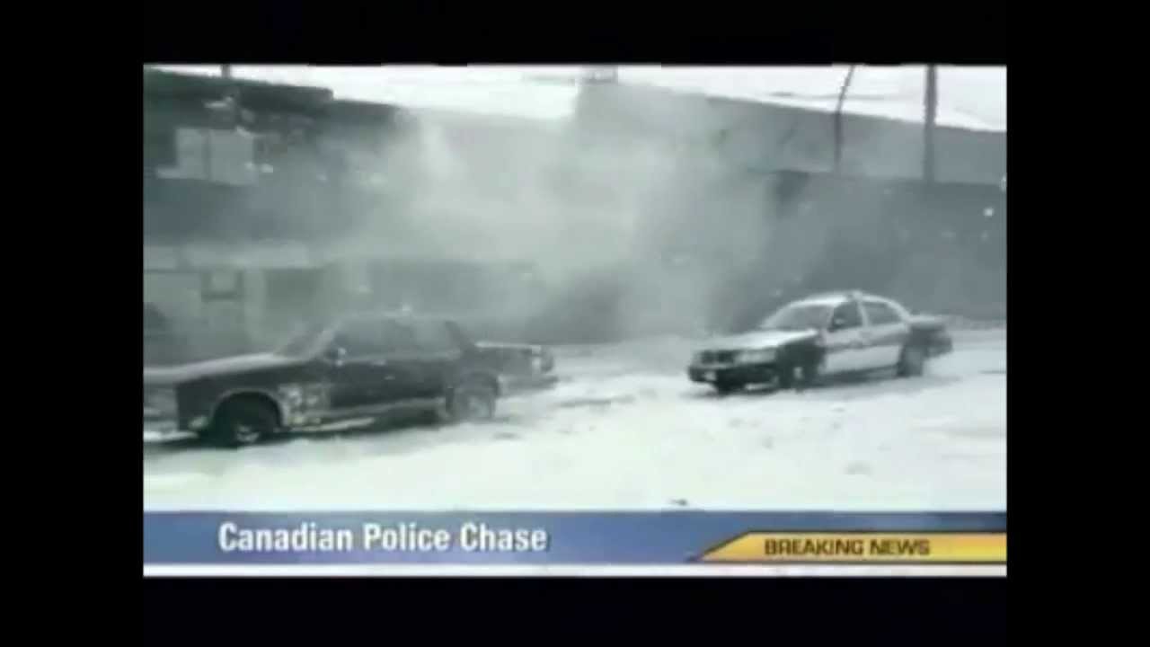 Canadian Police Chase - YouTube