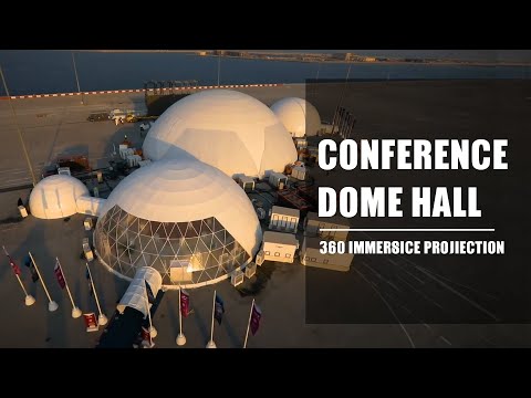 40m, 25m, 10m Large Conference Dome with 360 Immersive Projection