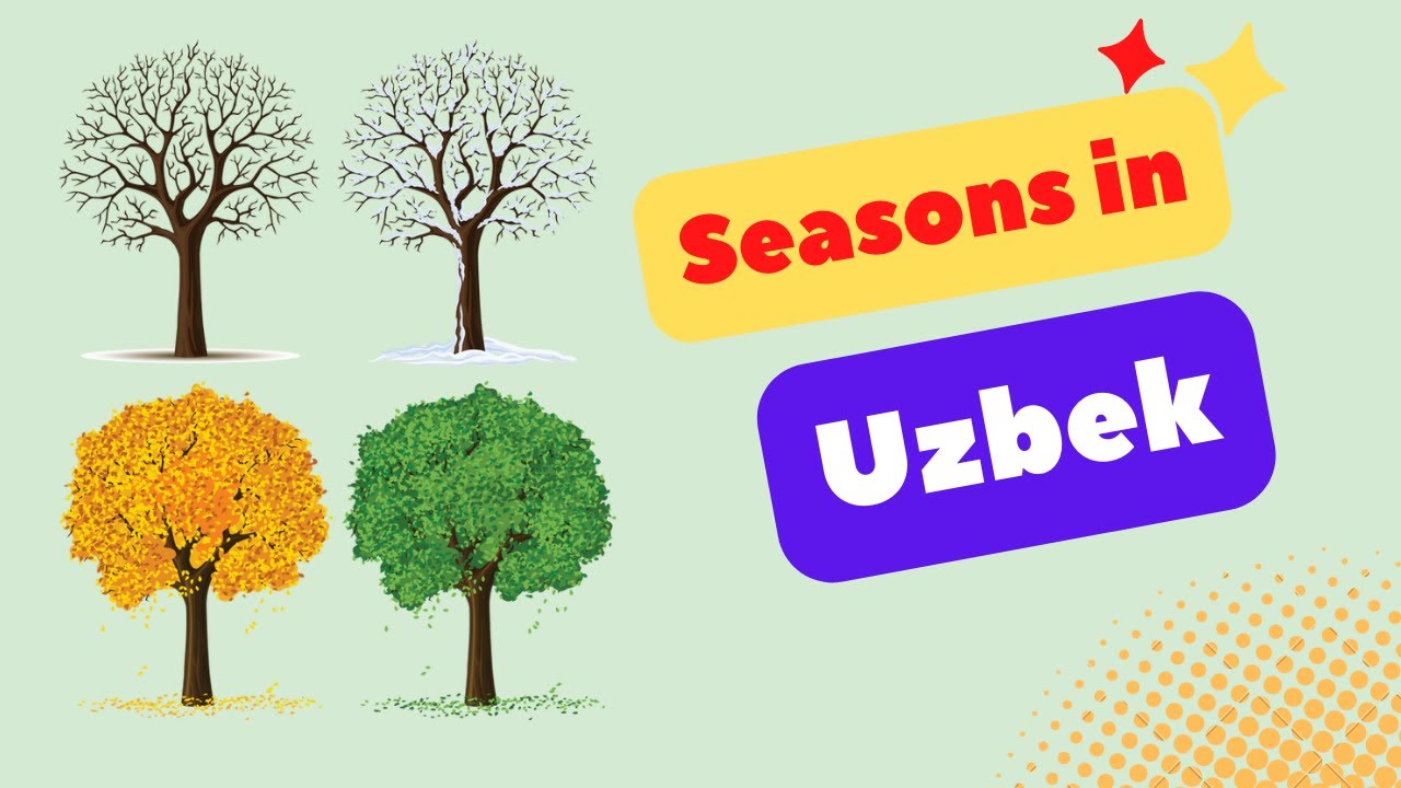 Seasons in Uzbek (Learn Afghanistan Uzbek) - YouTube