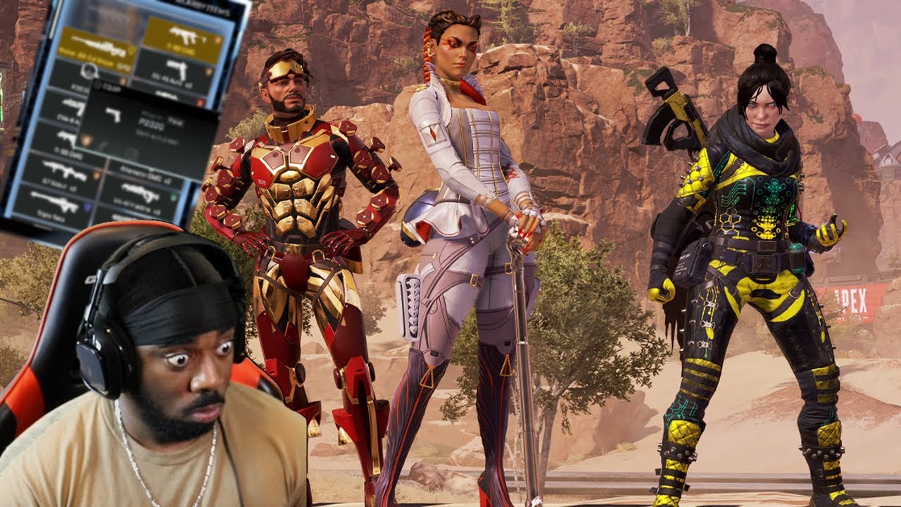 GOLD R99?! LOBA Apex Legends Character Trailer Reaction! - YouTube