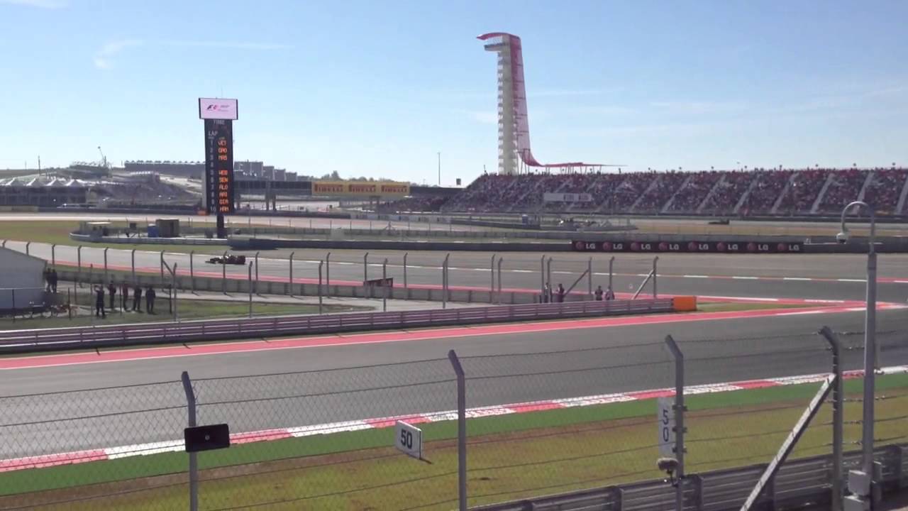 Formula 1, Austin TX, 2012 USA Grand Prix, Turn 12 - YouTube