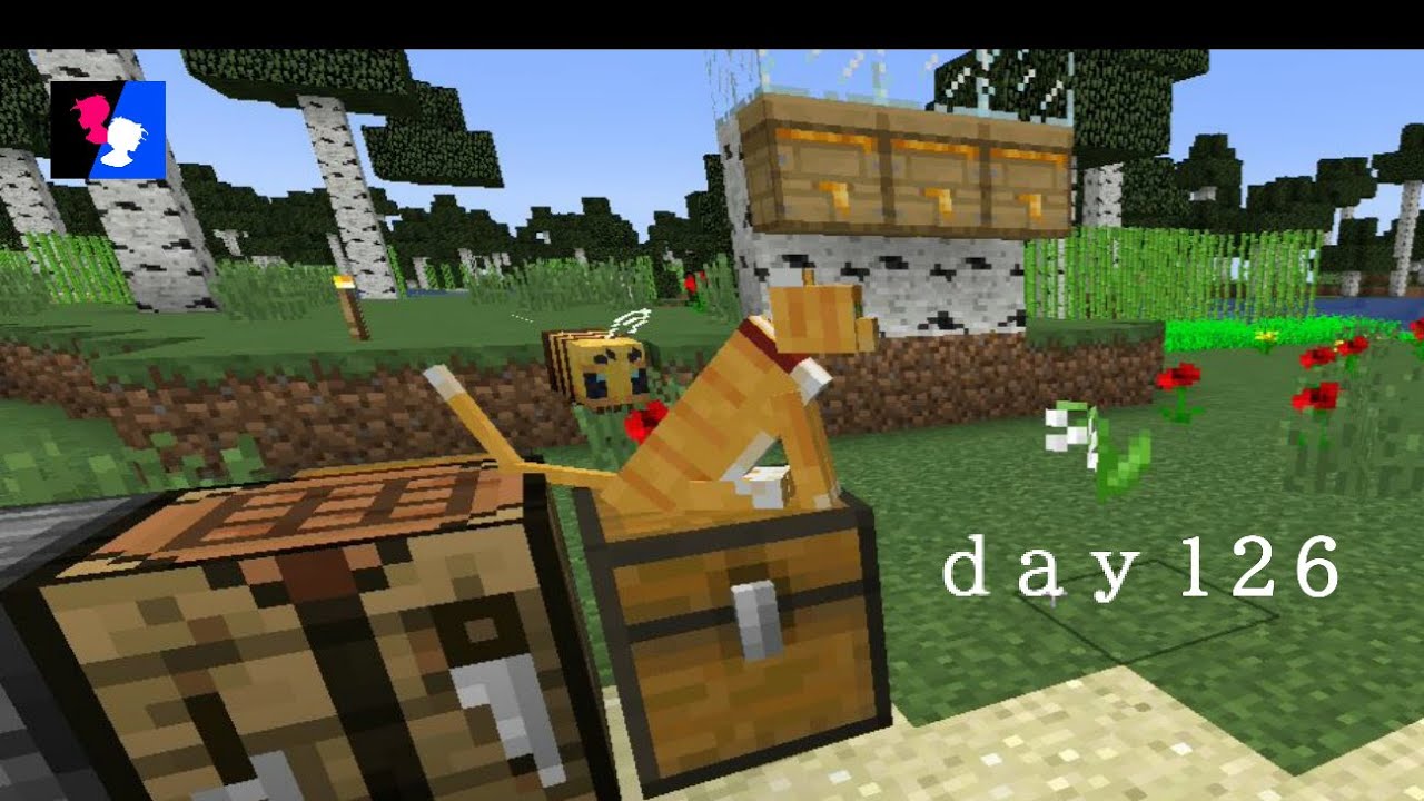 【Minecraft JavaEdition day126】 マイクラでBGM無しの無言サバイバル実況を始めてみました 126日目（仮） - YouTube