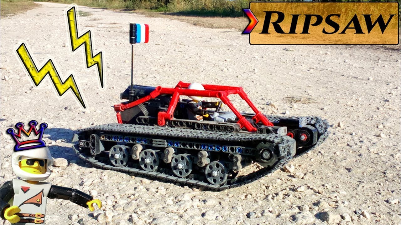 Lego Technic RC FAST RIPSAW Tank - BuWizz V2 - YouTube