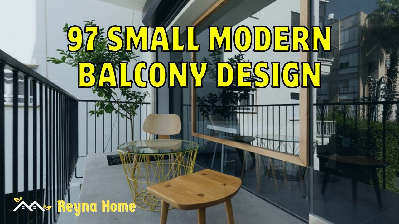 97 Small Modern Balcony Design Mix Modern Traditional Contemporary ...
