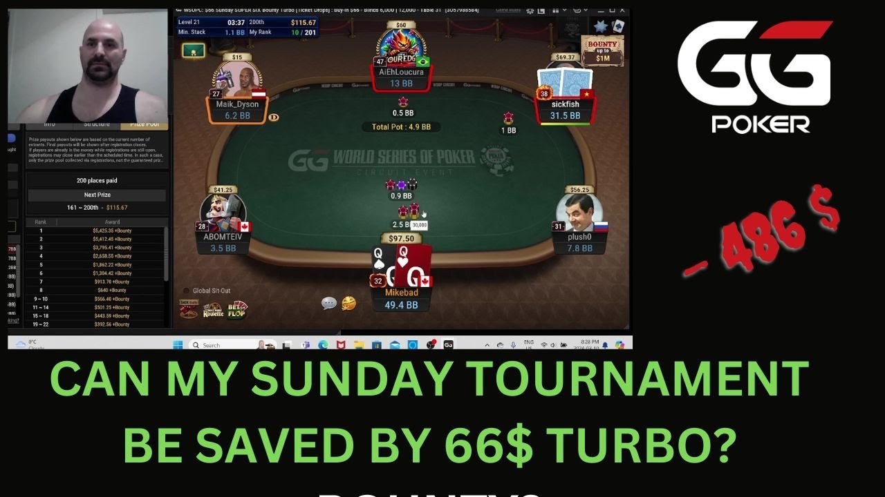MY SUNDAY RESULTS DEPEND ON MY LAST TOURNAMENT CAN IT BE SAVED? - YouTube