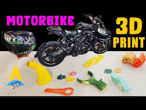 Top 10 Useful 3D Printed Things For Motorbike!