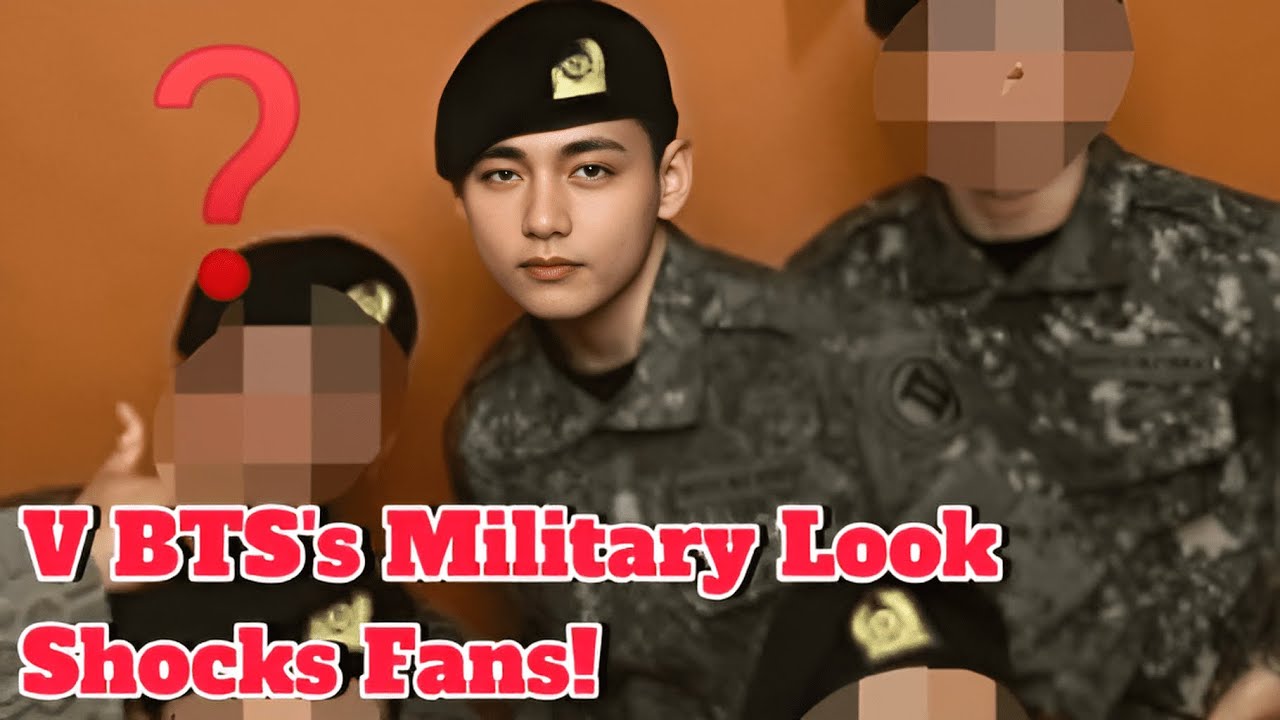 V BTS in Military Uniform? Fans Can't Handle These Photos! - YouTube